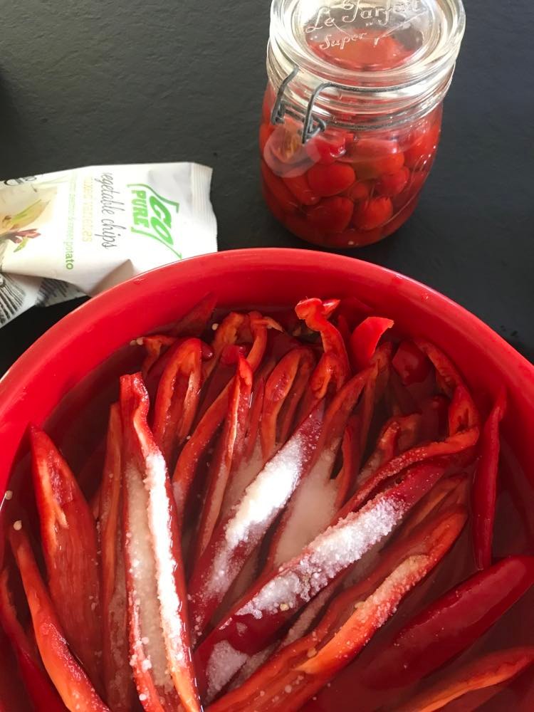 Syltede snack pebere - Lones have